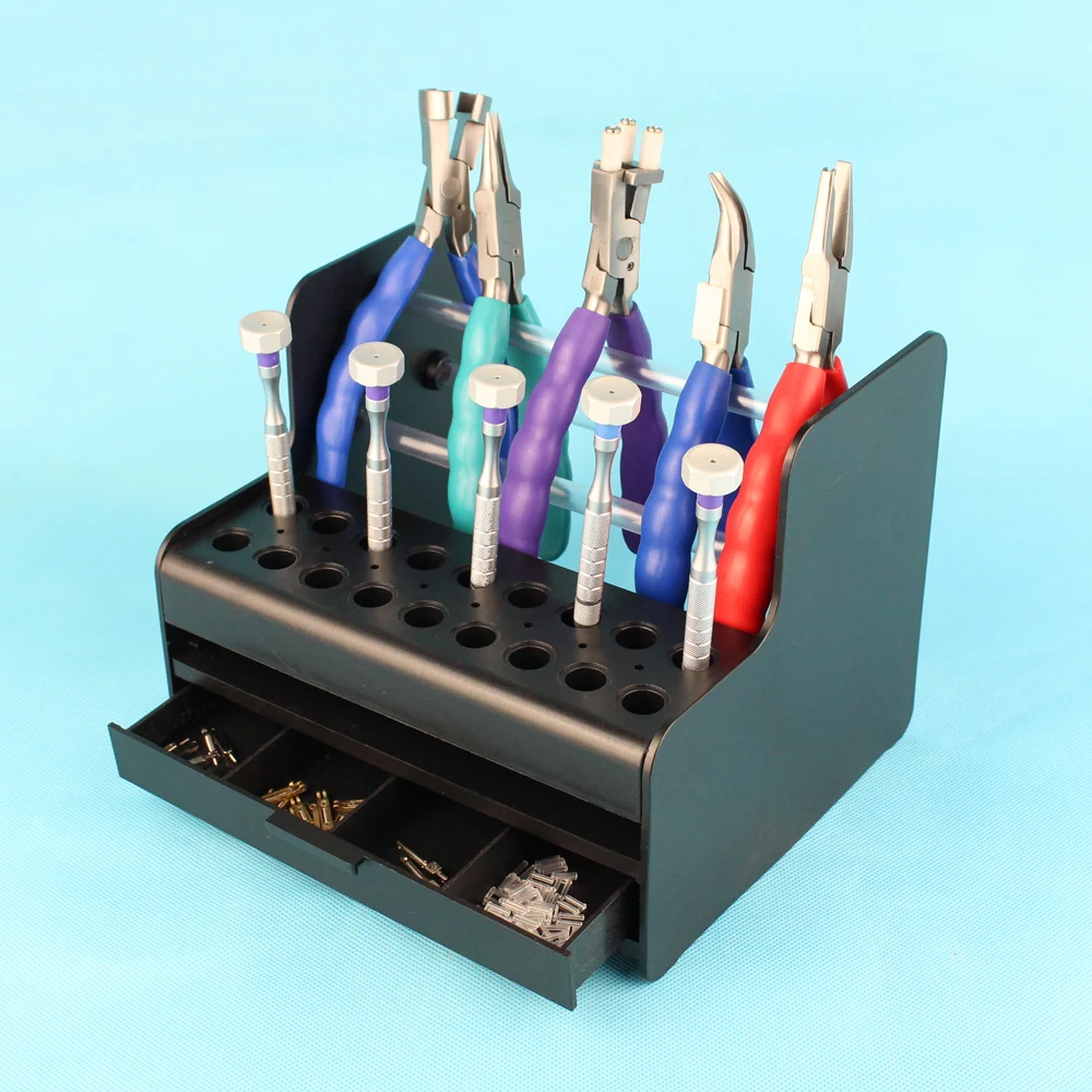 Ts4001 Plastic Glasses Tools Stand Screwdriver Pliers Stand Rack Holder ...