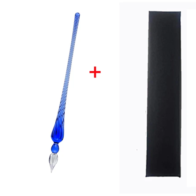 Handmade Glass Dip Pen High Borosilicate Glass Elegant Crystal Glass ...