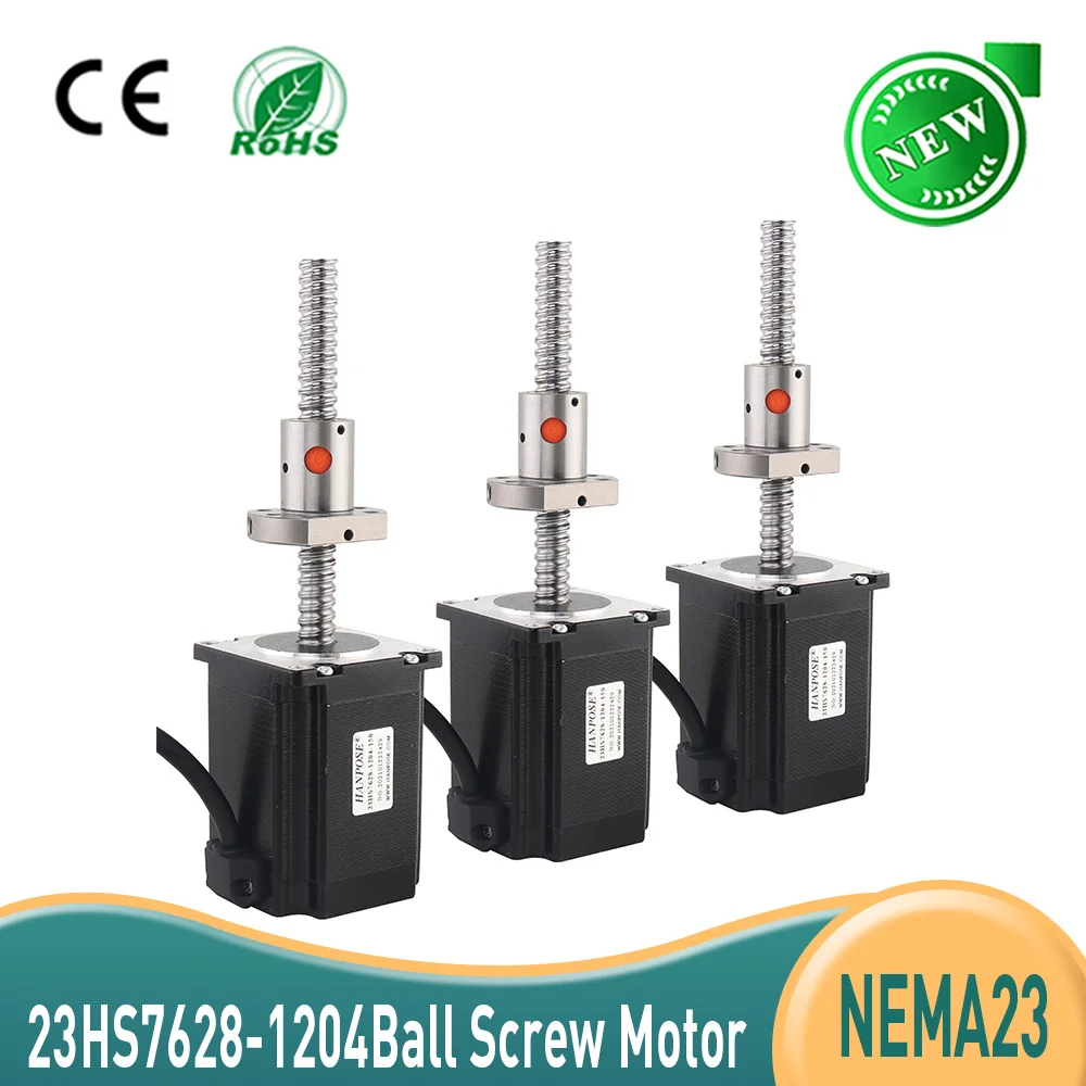 3-PCS-4-Leads-Nema-23-Stepper-Motor-76mm-CNC-3D-Printer-motor-23HS7628 ...