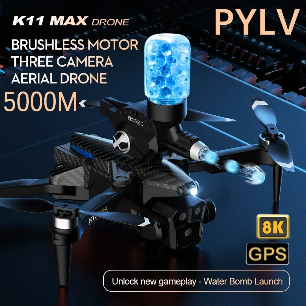 PYLV-K11-Max-RC-Drone-Professional-Aerial-Photography-Aircraft-Three-Camera-Obstacle-Avoidance ...
