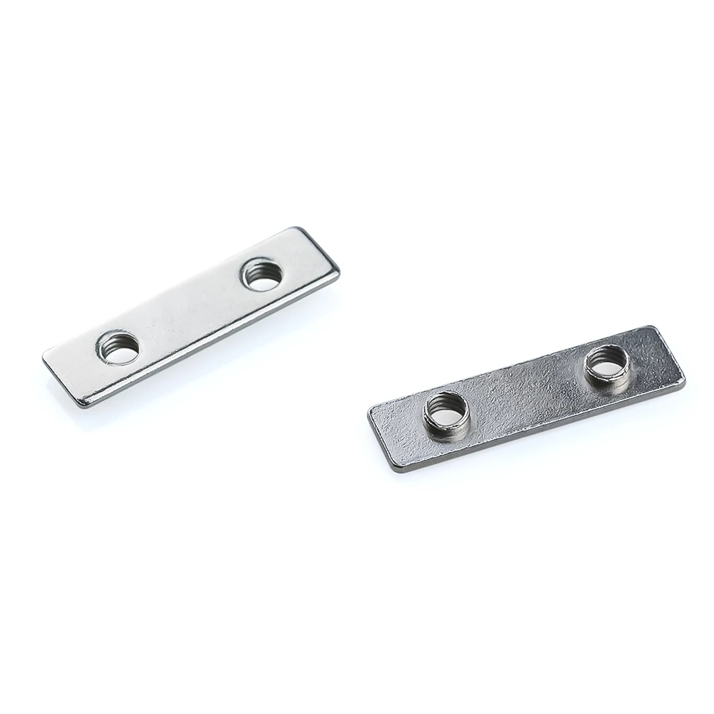 20PCS/Lot M5 T-Nut Nickel Plated Double T-nut for 2020 Seires V-Slot/T ...