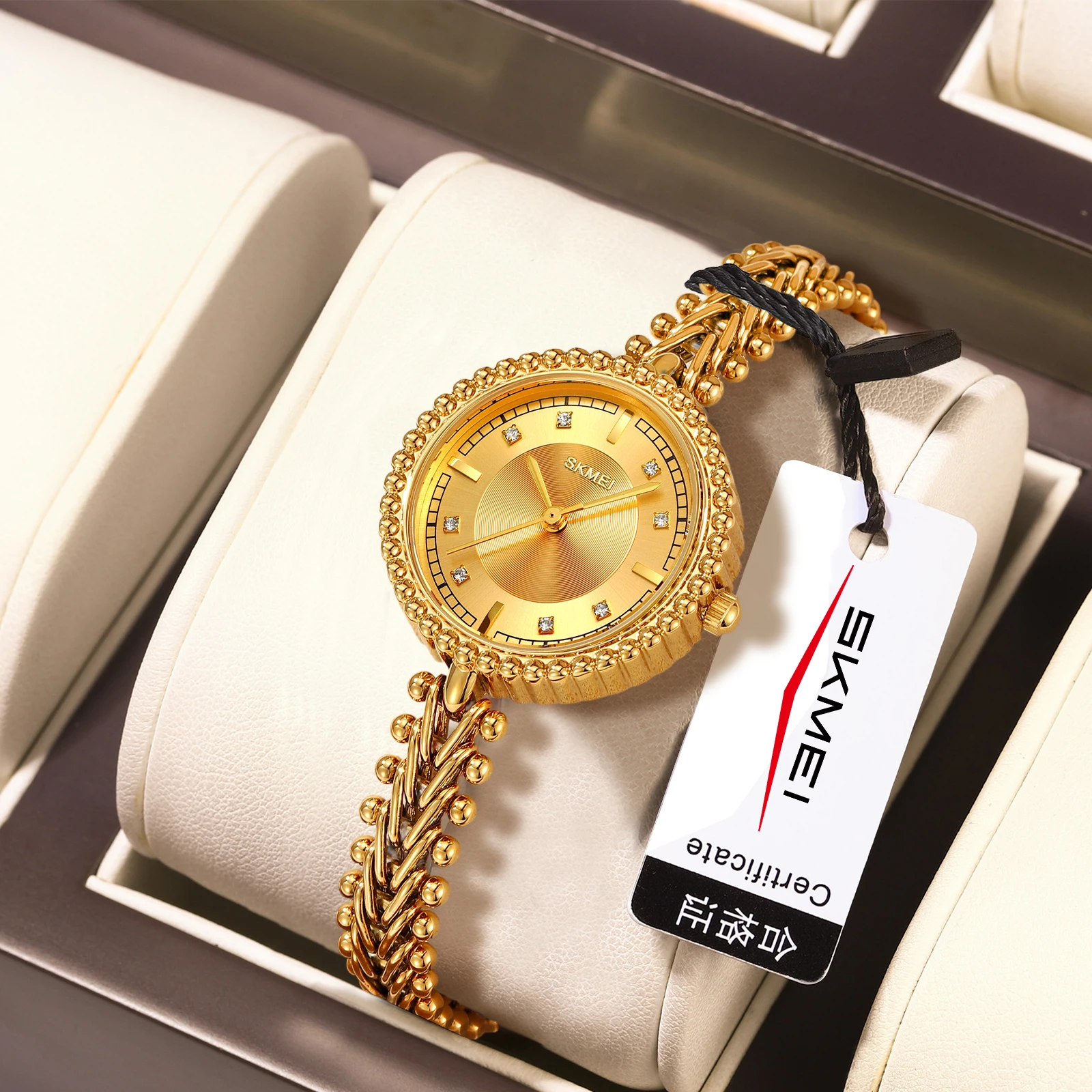 Relojes de cuarzo elegantes y creativos sencillos para Mujer SKMEI ...