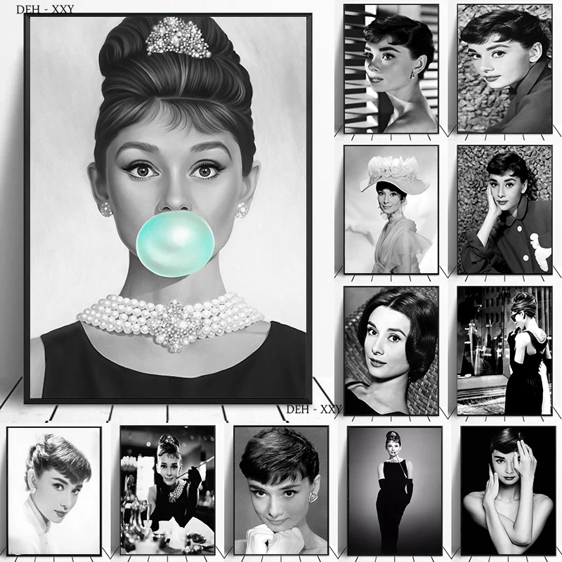 Audrey Hepburn Framed Poster