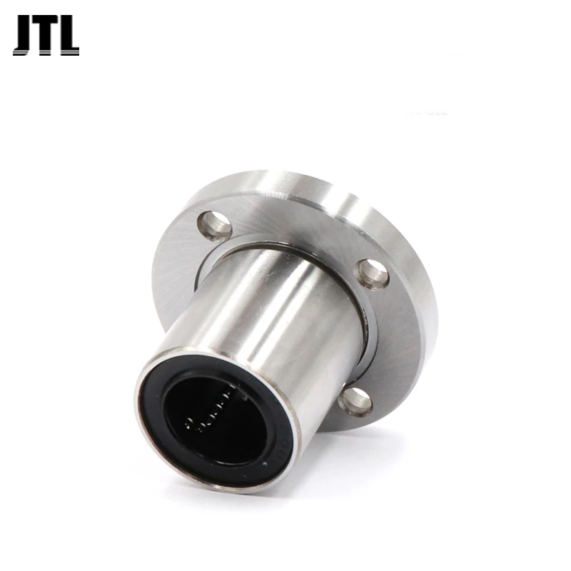 2PCSCircular flange type linear bearing LMF25UU LMF30UU LMF35UU 25mm/30mm/35mm for 3D part CNC ...