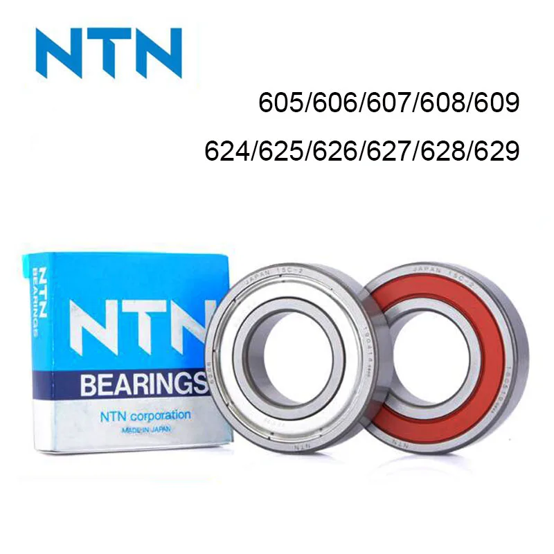 Japan 100% Original NTN Bearing 605 606 607 608 609 624 625 626 627 628 ...