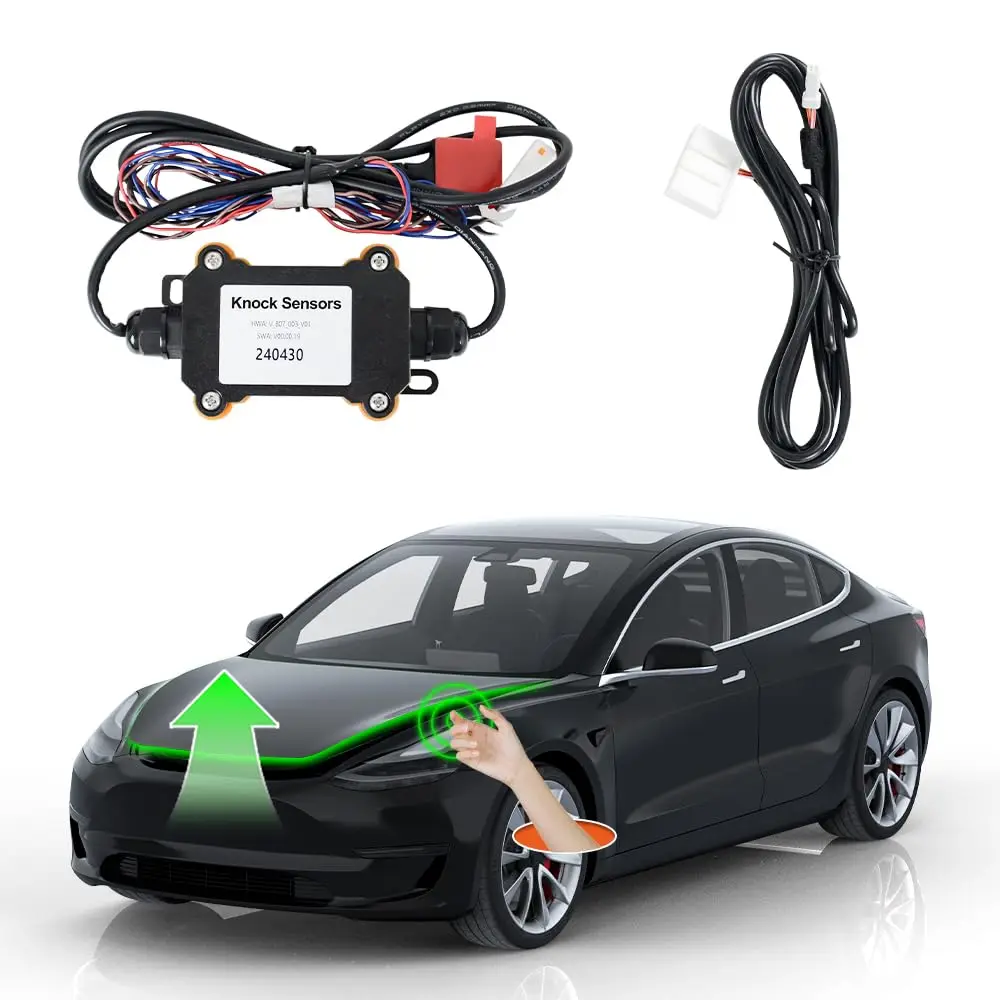 For-Tesla-Knock-Open-Frunk-Smart-Sensing-Tap-Twice-To-Open-The-Front ...