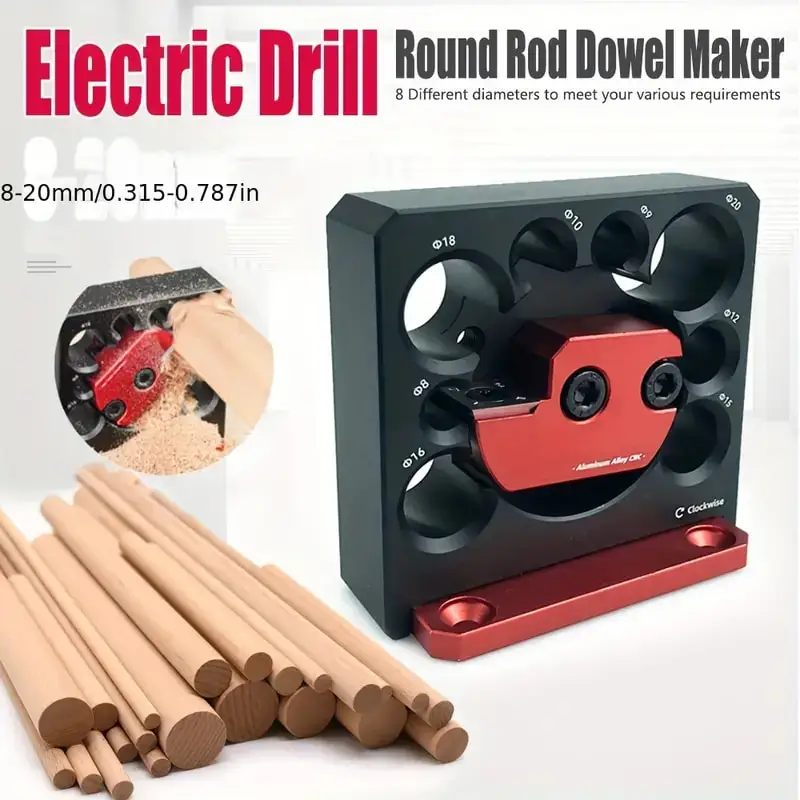 8mm-20mm-Adjustable-Dowel-Making-Machine-Carbide-Blade-Electric-Drill ...