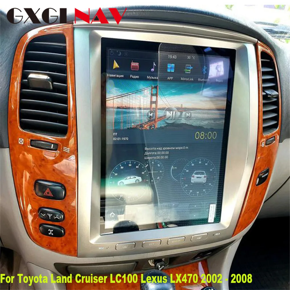 Android 13 Car Radio Player For Lexus LX470 For Toyota Land Cruiser ...