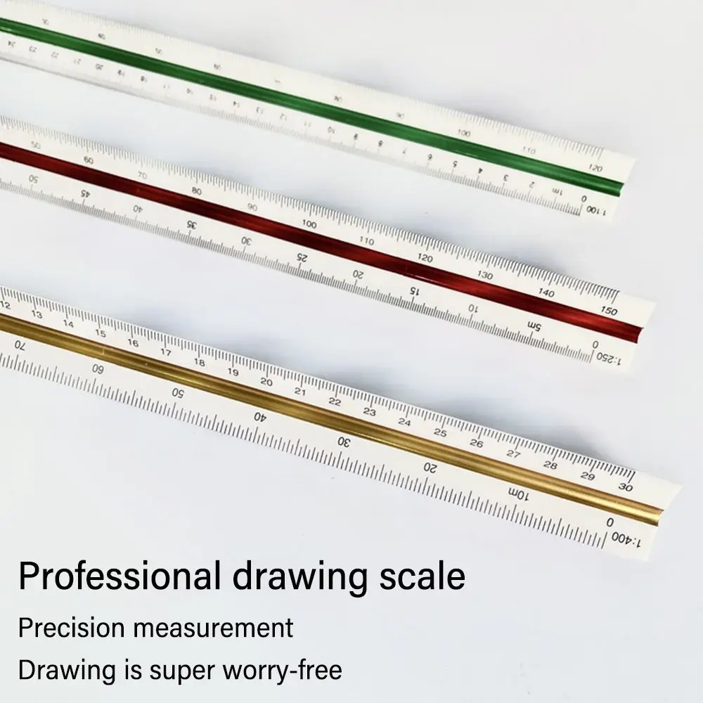 30CM-Student-Design-Ruler-Drafting-Tool-Scale-Ruler-Architect-Engineer ...