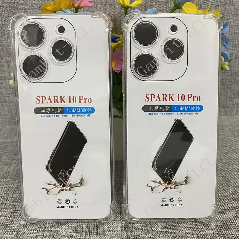 Anti-Falling-Case-For-Tecno-Spark-10-Pro-Soft-Silicone-TPU-Original ...