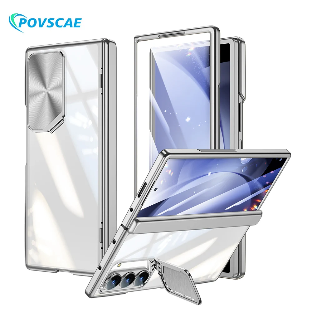 For-Samsung-Galaxy-Z-Fold-6-Case-with-Camera-Stand-Cover-Screen ...