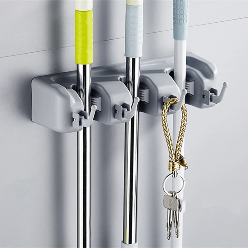 Mop-Broom-Storage-Hook-Wall-Mounted-Punch-free-Mop-Holder-Clip ...
