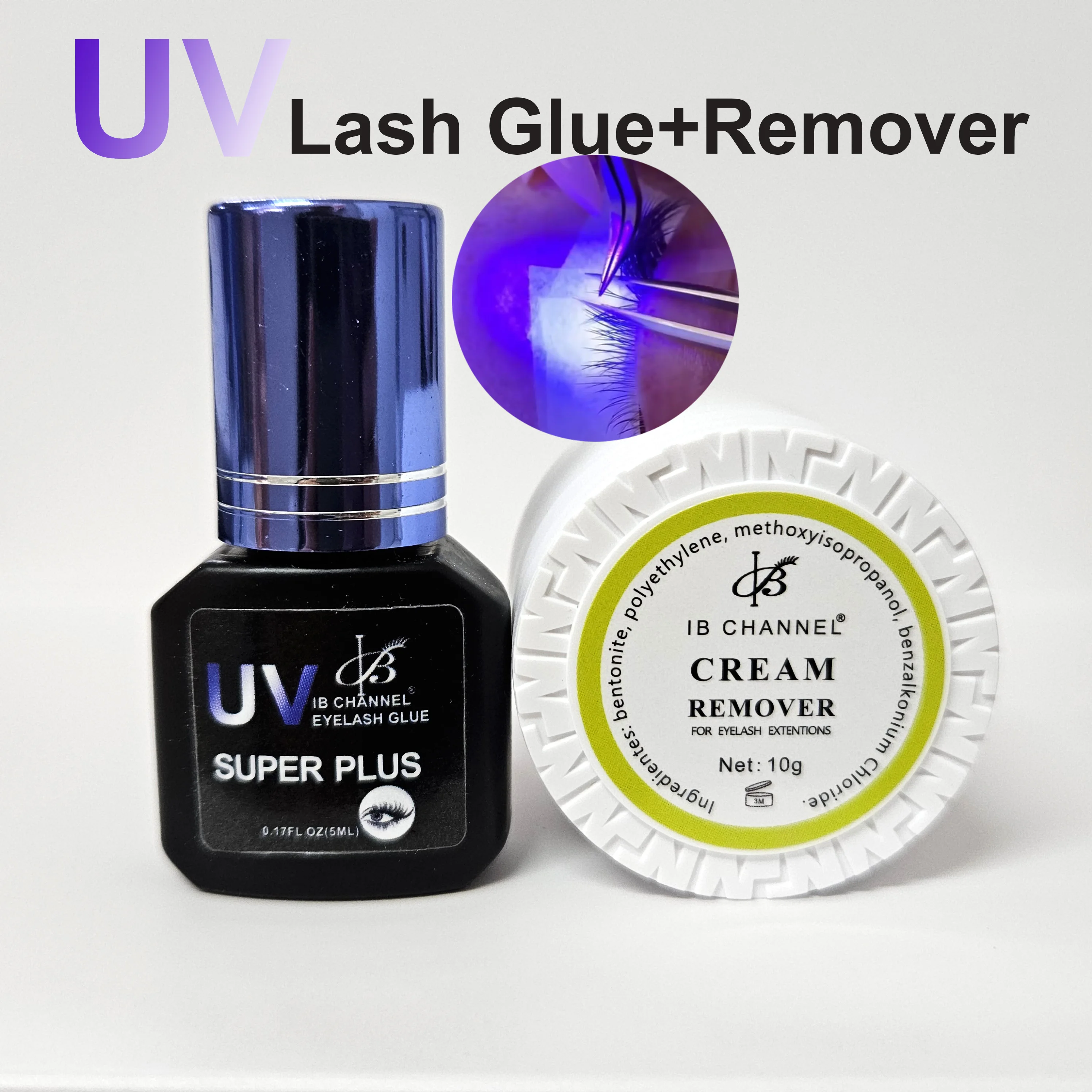 Korea-Eyelash-Extensions-UV-Lash-Glue-Clear-5ml-Gel-Soft-Quick-Dry ...