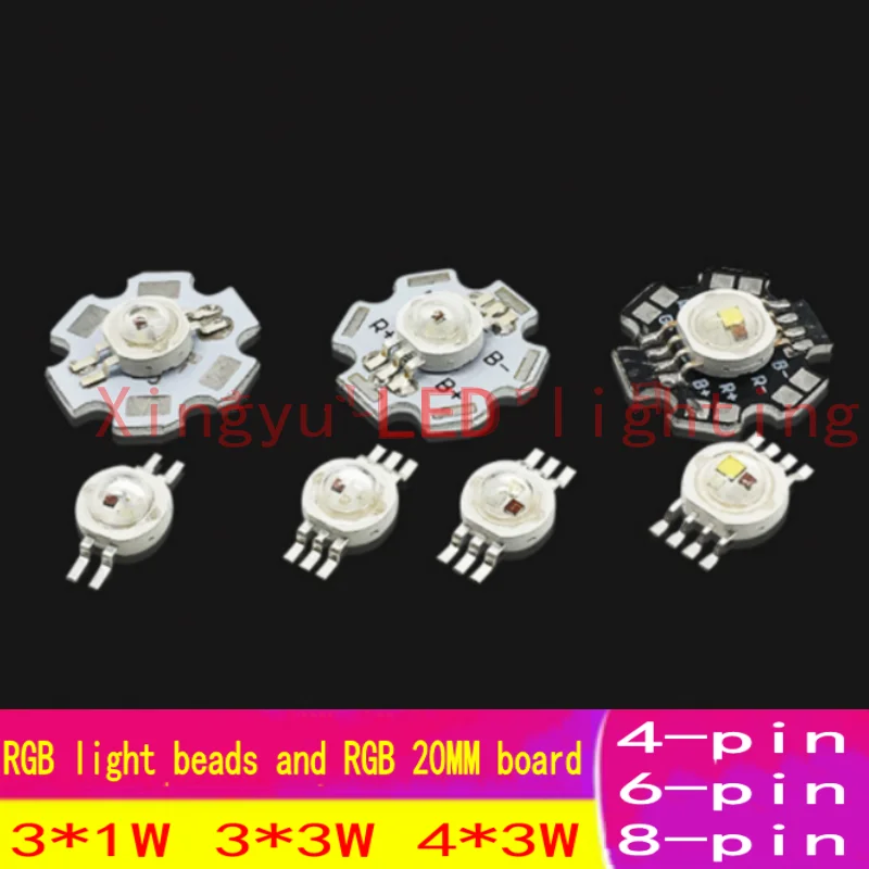 Chip LED de alta potencia para escenario, fuente de luz de colores, 2 ...