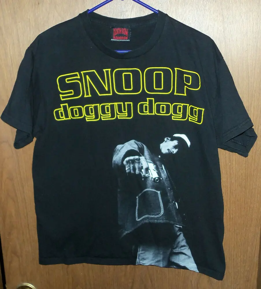 Doggy Snoop Dogg Gun Shirt 2005 Death Row Records tamaño mediano ...