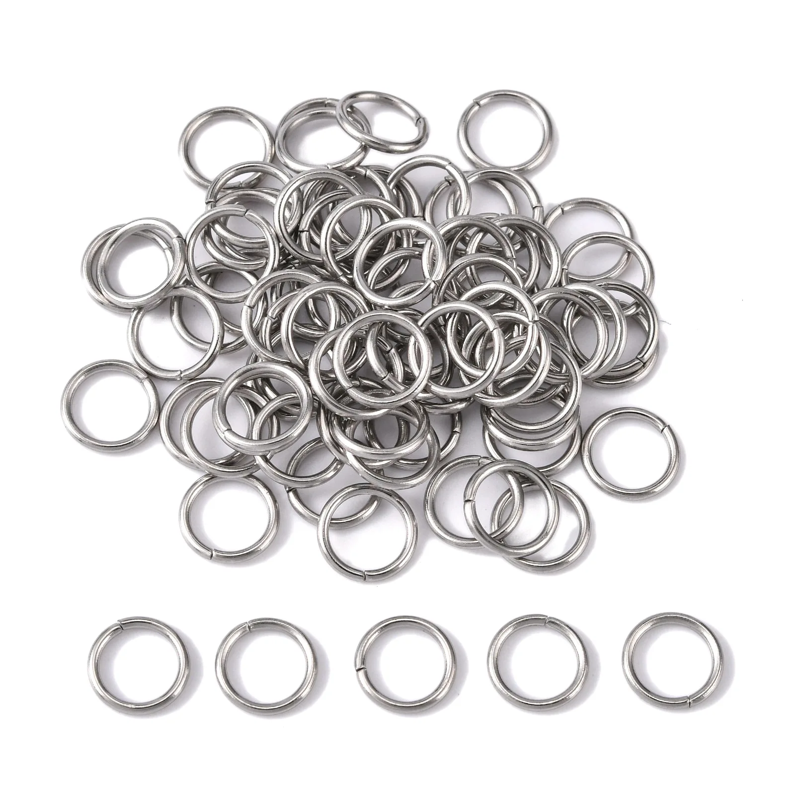 30-200Pcs-3-8mm-Stainless-Steel-Split-Ring-Open-Single-Loops-Jump-Rings ...