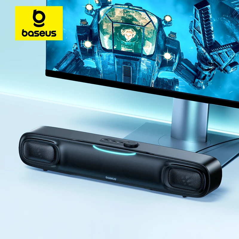 Baseus-DS10-Desk-Mini-Soundbar-Speaker-Bluetooth-5-3-Triple-Mode-Audio ...