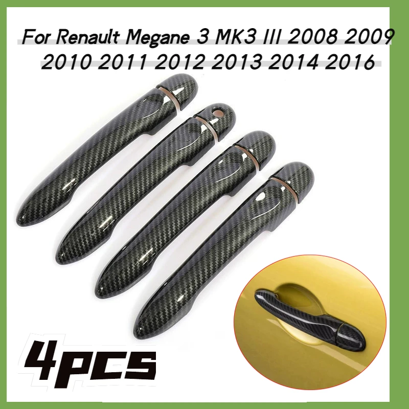 Cubierta-de-manija-de-puerta-para-Renault-Megane-3-MK3-III-2008-2016 ...