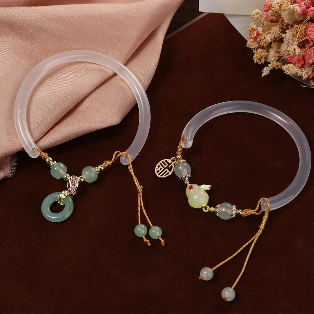 Retro-Girl-Gift-Fashion-Jewelry-Jewelry-Accessories-Rabbit-Bangle-Imitation-Jade-Bracelet-Women ...