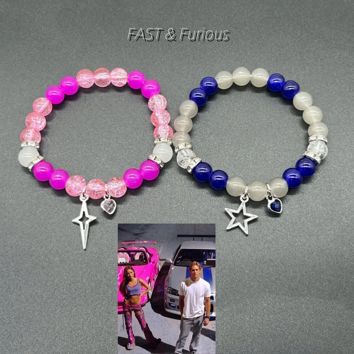 2PCS-Handmade-Suki-and-Brian-matching-bracelets-Y2k-Couple-Aesthetics ...