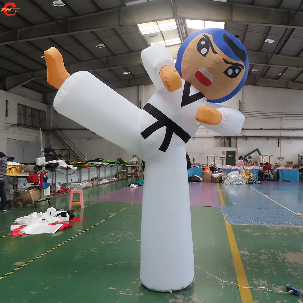 Free-Shipping-2-5m-3m-High-White-Inflatable-Kickboxing-Taekwondo-Man ...