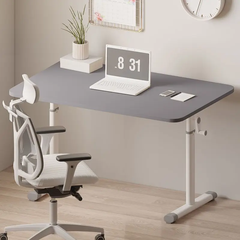 Elevated-Desk-Home-Study-Computer-Desktop-Laptop-Stand-Desk-Bedroom ...