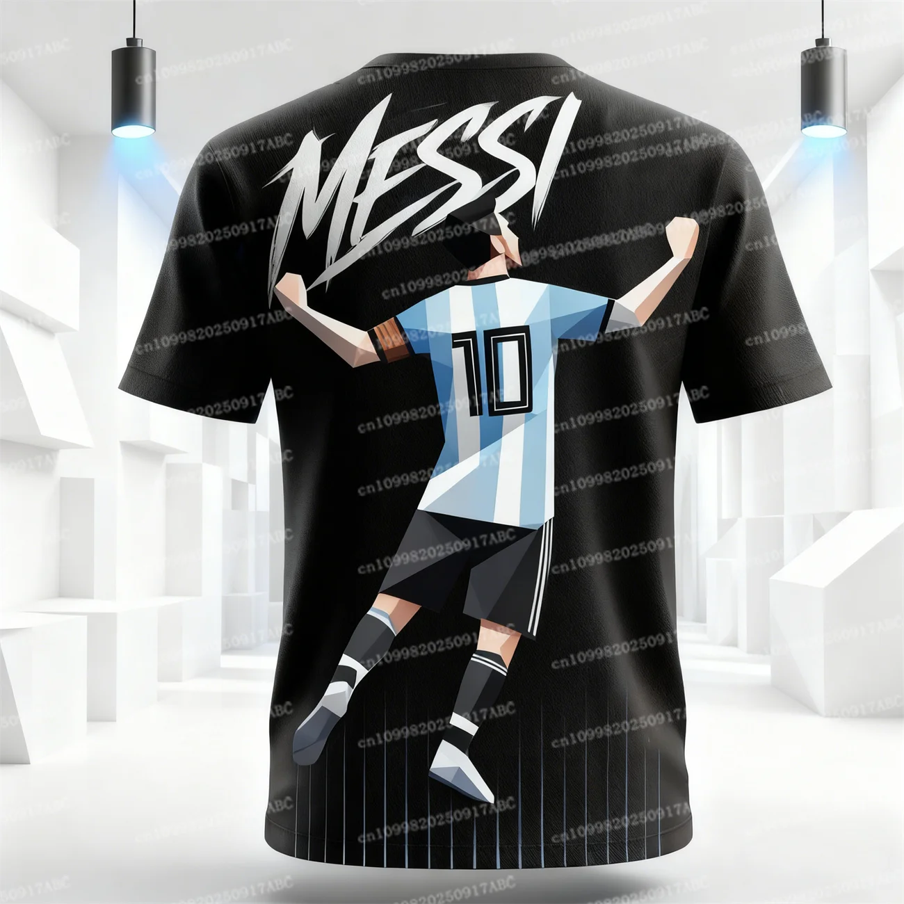 New Summer Men Jersey Messi Jersey Football Shirt Adult Men's Sports ...