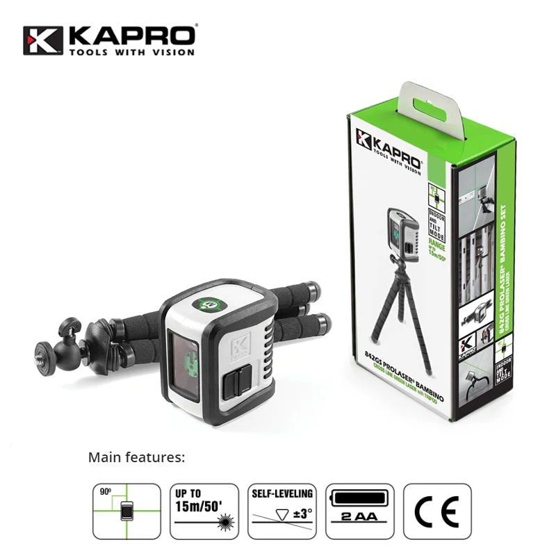 Kapro-Laser-Level-Red-Green-Self-Leveling-Cross-Line-Digital ...