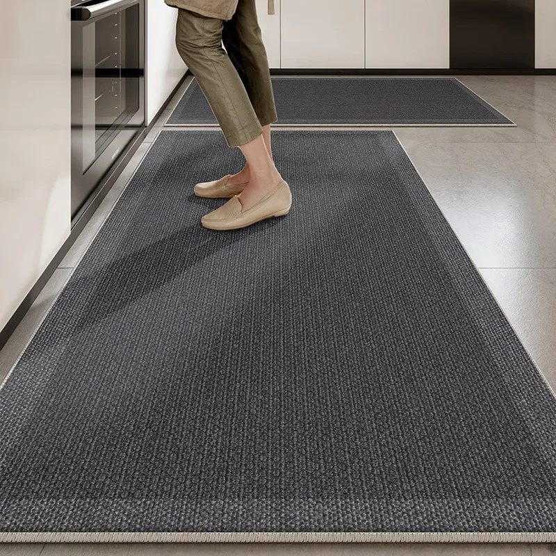 Carpet for Kitchen Floor Mat Dark Grey Carpets Long Foot Mats Solid ...