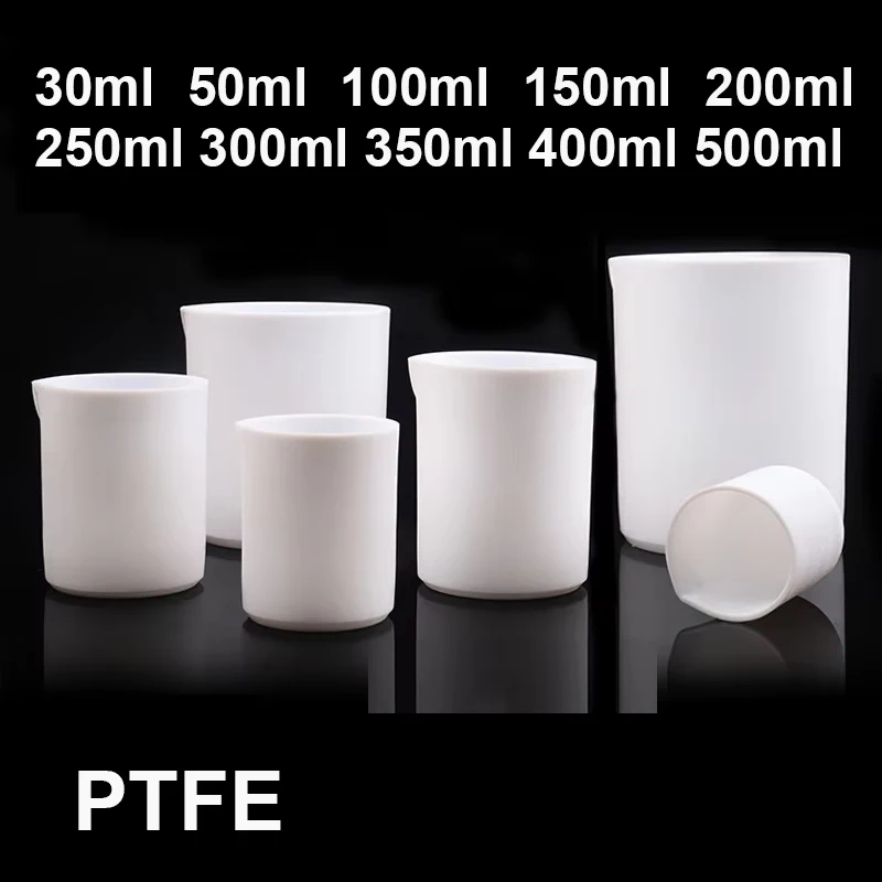 PTFE Beaker, Beaker F4 Beaker, Capacity 30ml-500ml Measuring Cup Acid ...