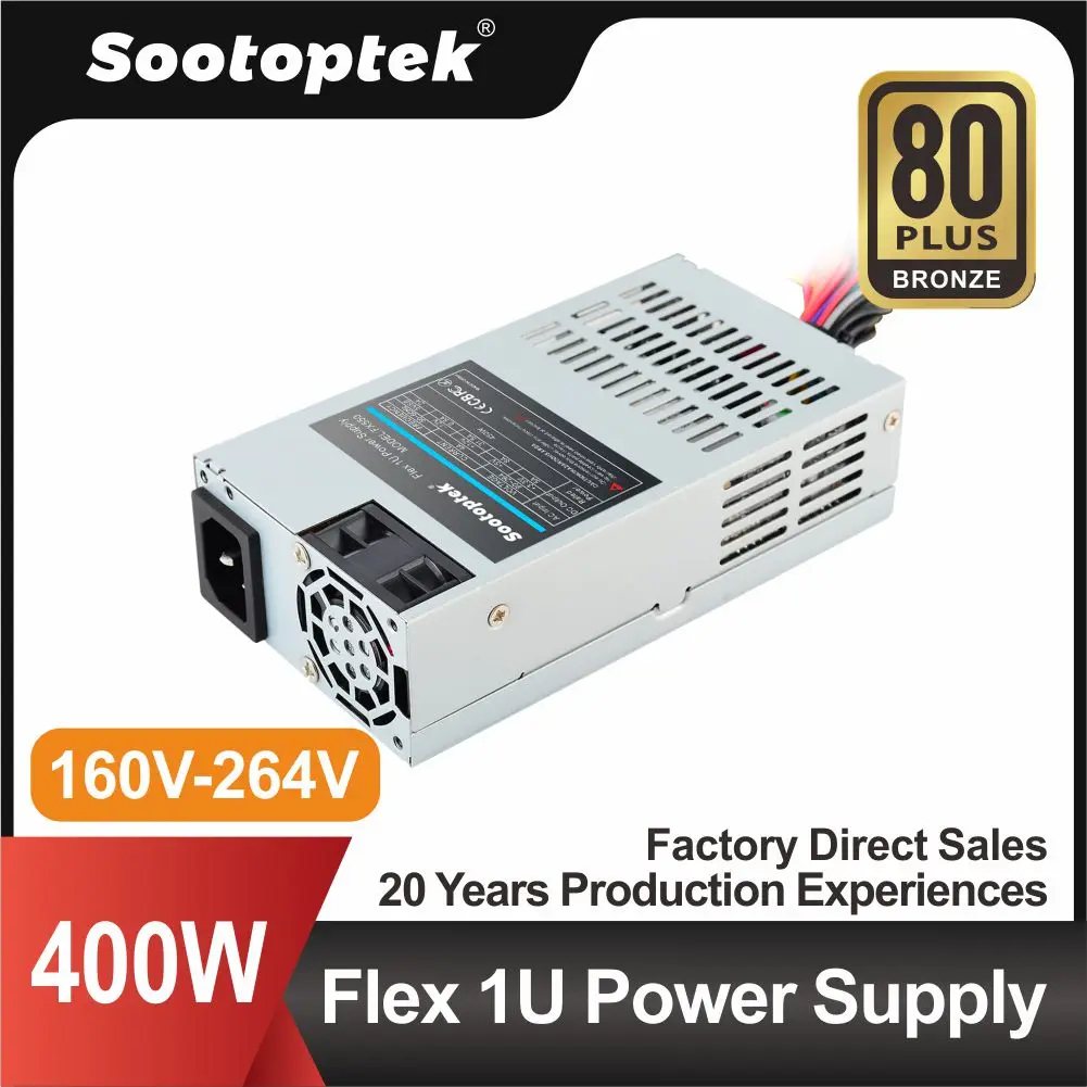 Wide voltage Flex 1U 400W 160V-264V P4 ATX Power Supply 12V Good ...