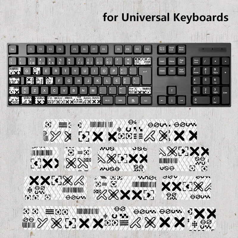 Keyboard Stickers Laptop Universal English Keyboard Replacement ...