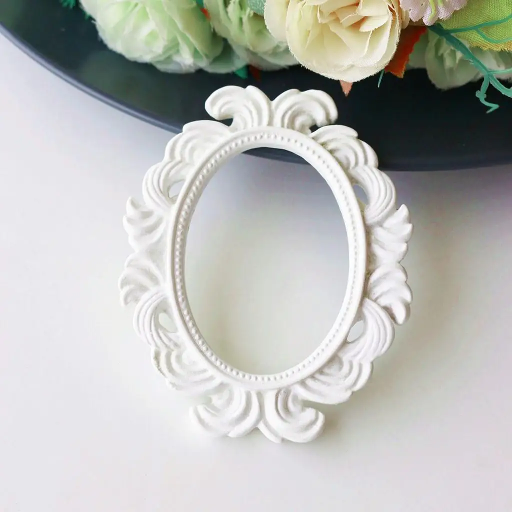 White Baroque Picture Frames