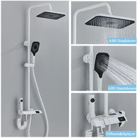 4 Way Mixer Tap Digital Display Shower System Set