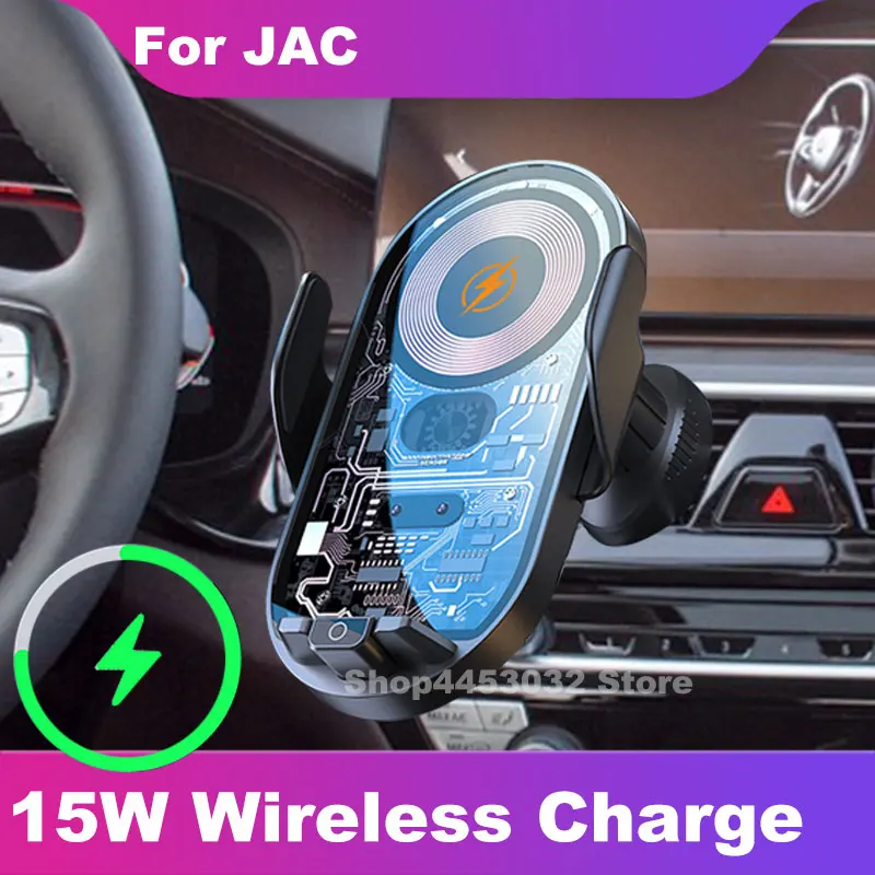 Soporte-de-tel-fono-para-coche-con-cargador-inal-mbrico-abrazadera-de ...