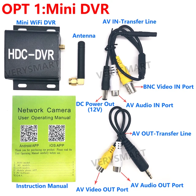 Mini wifi dvr gravador de 2mp hd cctv carro p2p dvr sistema para ahd ...
