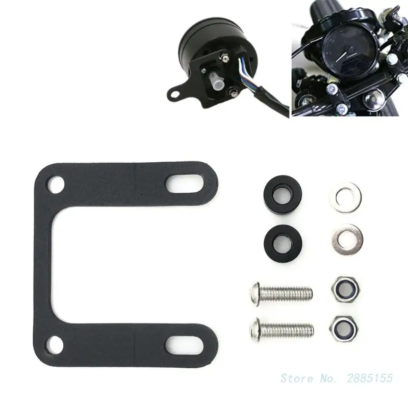 Motorcycle Instrument Bracket Odometer Tachometer Stainless Steel ...