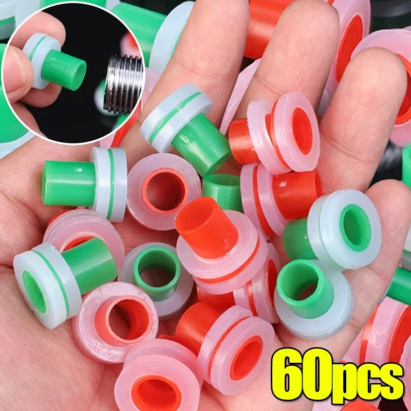 60-10PCS-Faucet-PPR-Pipe-Plugs-Leak-proof-Sealing-Gaskets-Free-Tape ...
