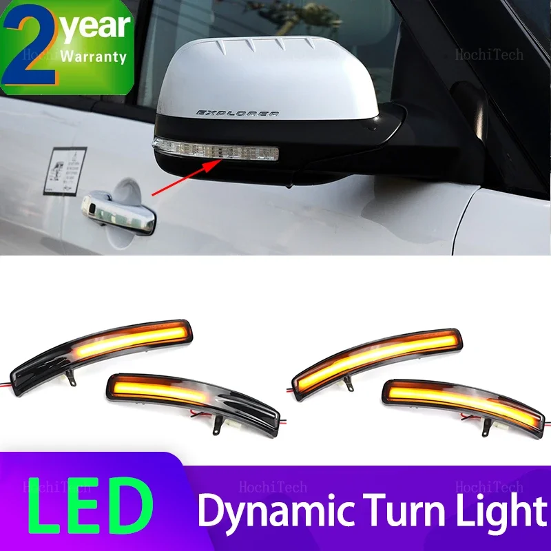 Car Side Mirror Blinker Indicator Lamp LED Dynamic Turn Signal Light ...