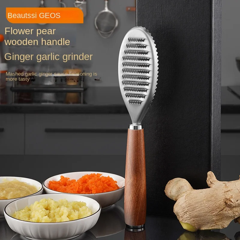 Hot-sale-multi-functional-rosewood-handle-ginger-garlic-grinder-304 ...
