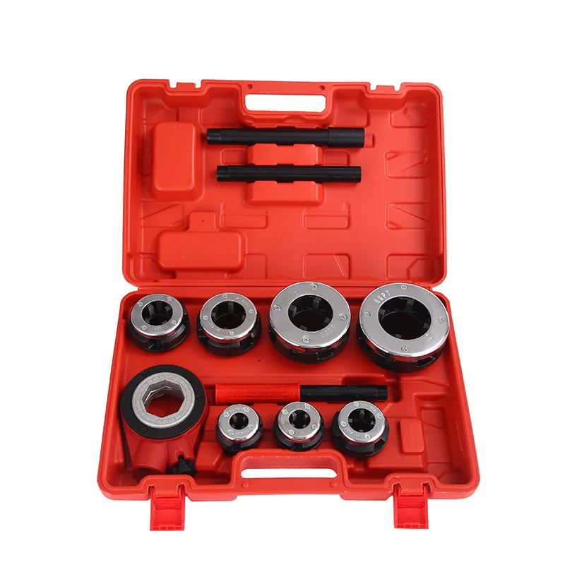 Manual-threading-machine-4-minutes-2-inch-pipe-hinge-plate-hand-held ...