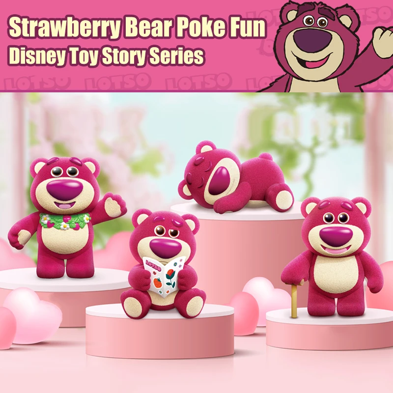Genuine-Disney-Lotso-Blind-Box-4-Styles-Strawberry-Bear-Action-Figures ...