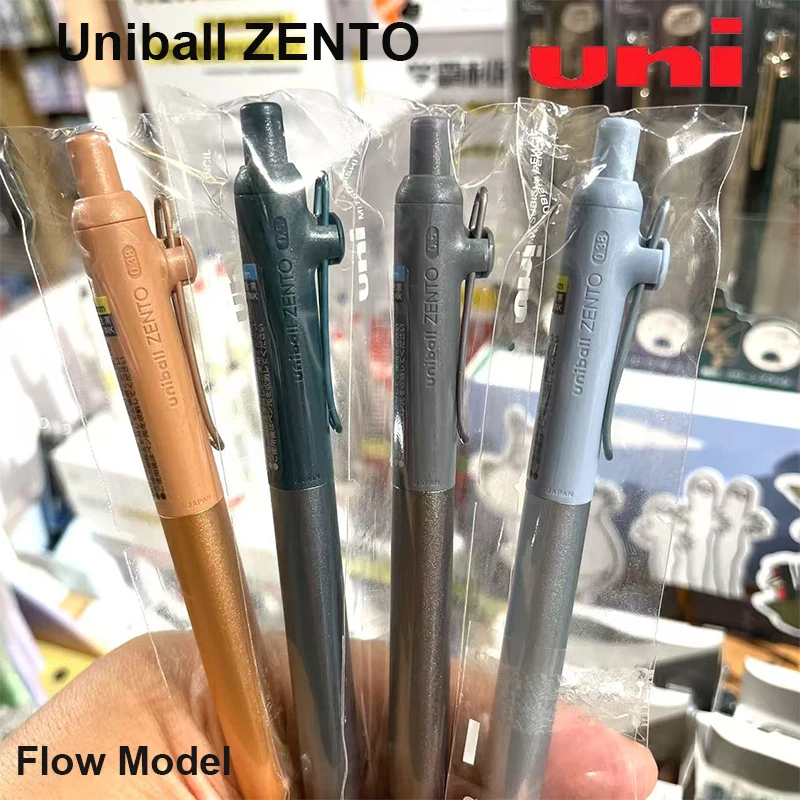 Uni ZENTO Flow Gel Pen Limited Anodized Aluminum Grip 0.38/0.5mm Water ...