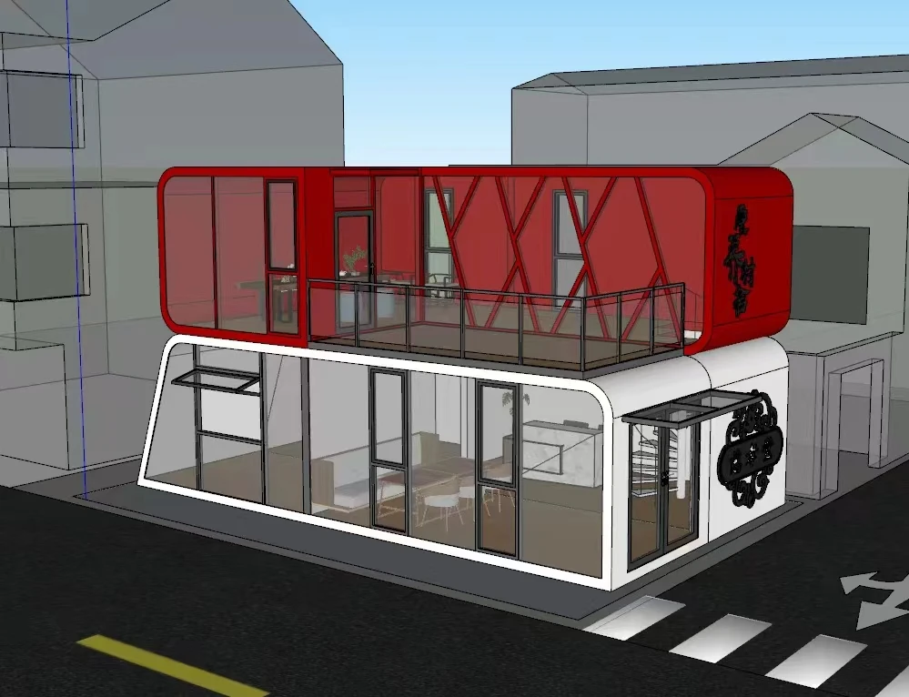 Factory-built-Prefab-Modern-house-20-40FT-Modular-Tiny-Home-module ...