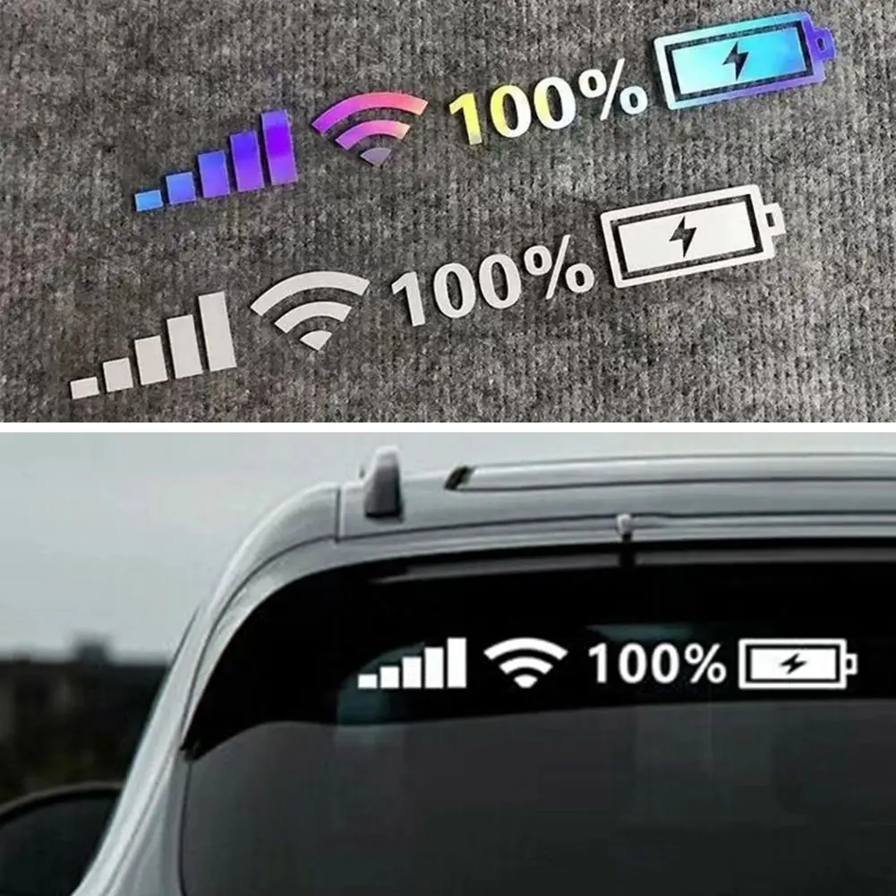 Car-Windshield-Stickers-Signal-WiFi-Power-Reflective-Stickers-on-Car ...