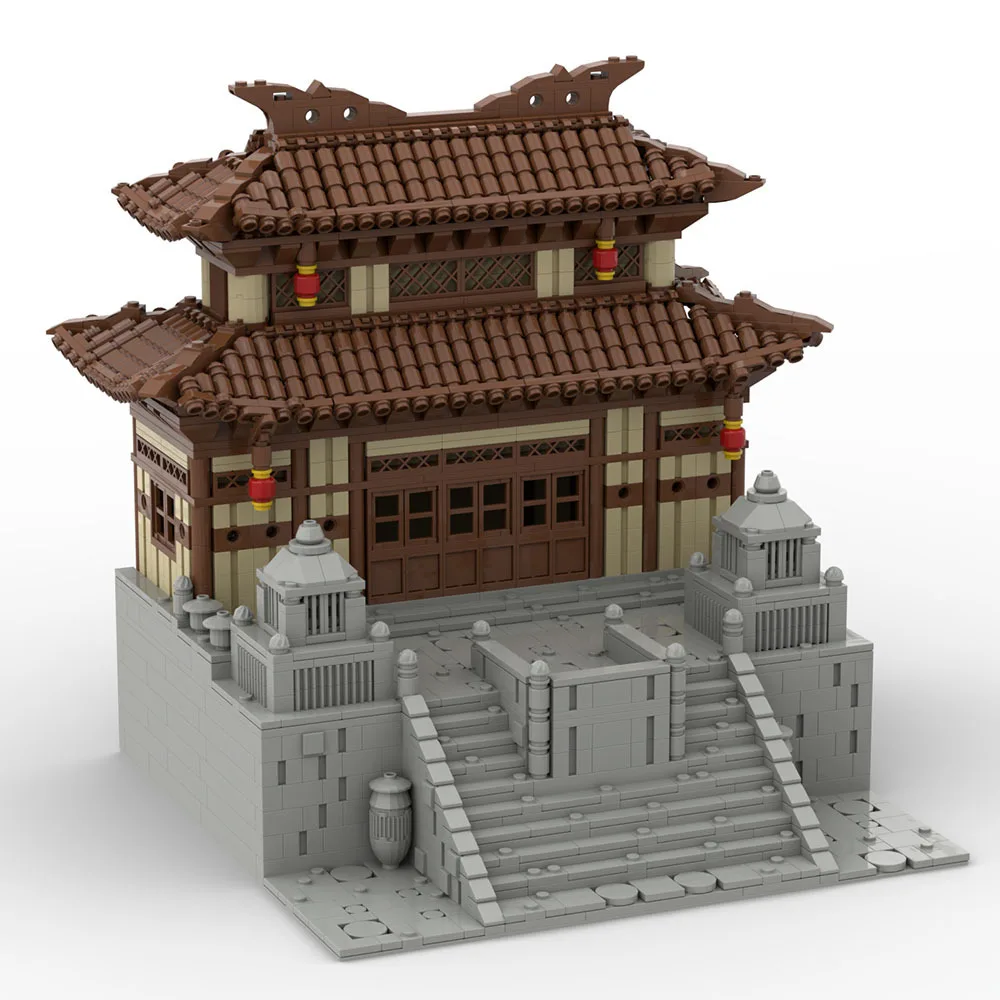 Majestic Ancient Palace Architectural Model - An Elegant Brick Building ...