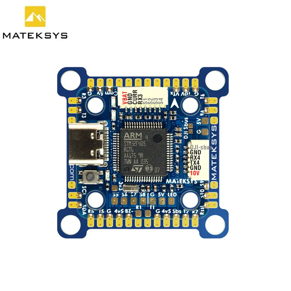 B./-New Matek MATEKSYS F405 MINITE Flight Controller F405-mini TE STM32F405RGT6 Support DJI Air ...