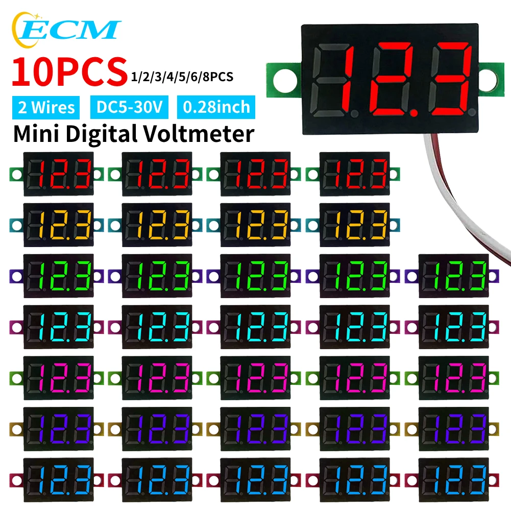 2-Wires-Mini-Digital-Voltmeter-Module-Volt-Meter-0-28-Inch-LED-Screen ...