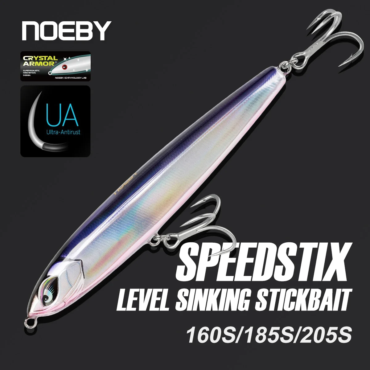 Noeby Sinking Stickbait Fishing Lure 160mm 75g± 185mm 114g± 205mm 154g± ...