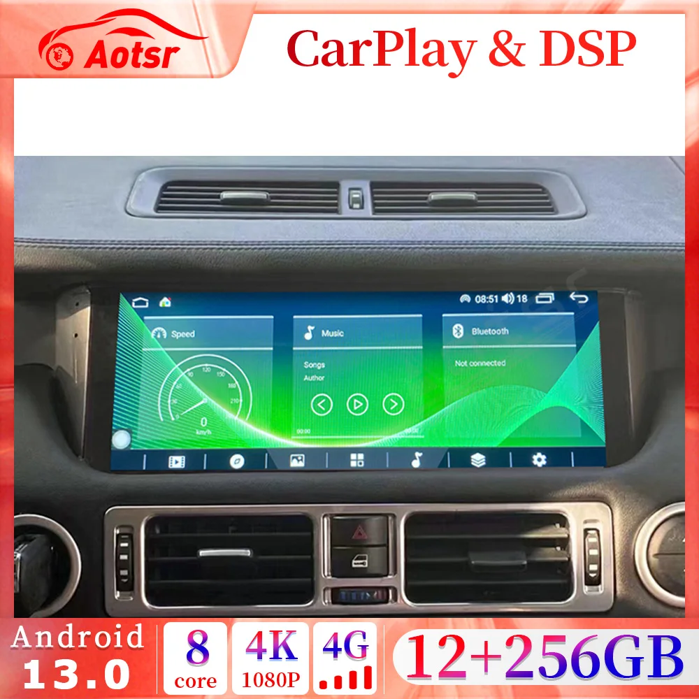 For-Land-Rover-Range-Rover-V8-L322-2002-2012-Android-13-Car-Radio ...